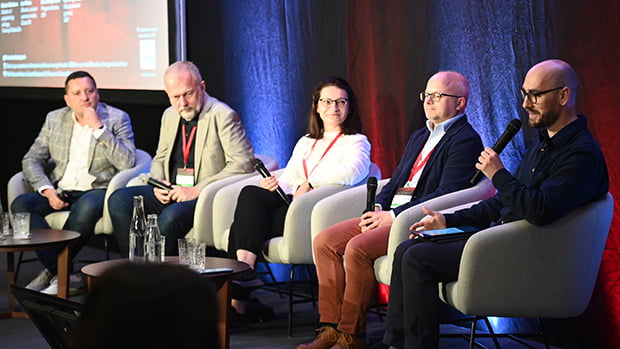 CEE pubcaster chiefs Skabara, Maxa, Semjonova, Oganauskas talk ...