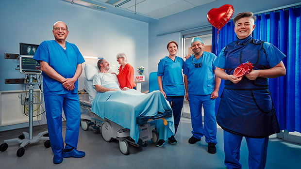 Channel 5 checks into The Heart Hospital for BBCS medical obs doc ...