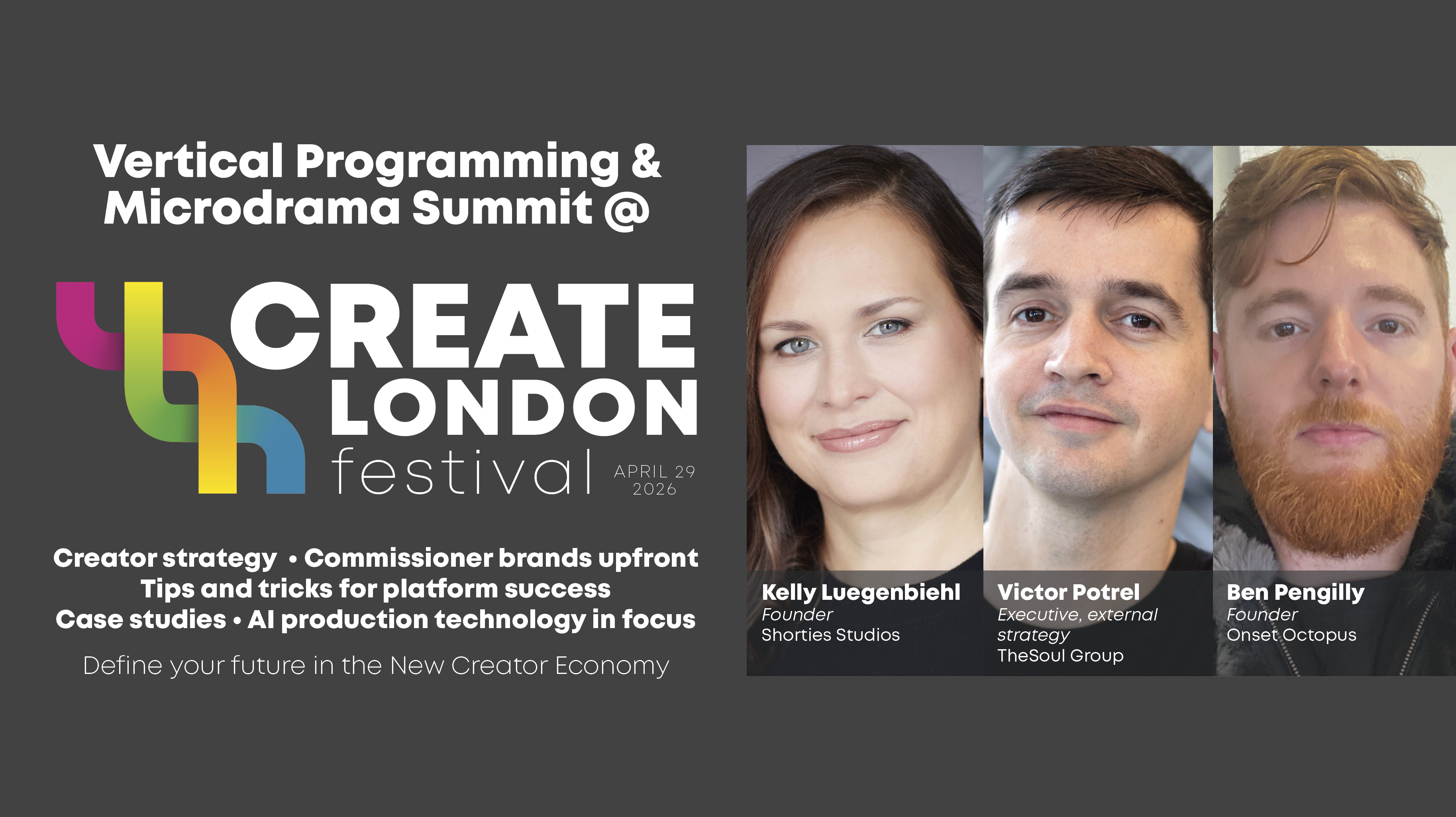 Vertical Programming & Microdrama Summit at Create London to showcase ...